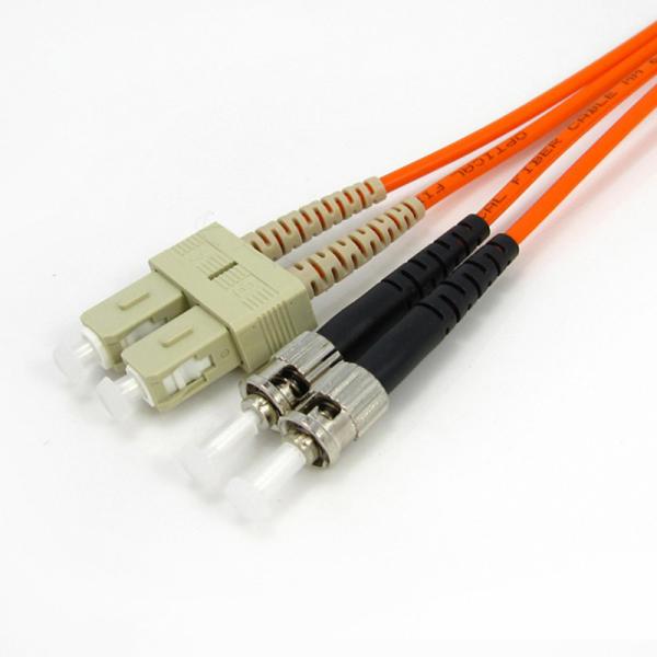 Quality OD 2.0mm FC To Sc Pigtail Multimode Duplex OM2 0.35dB Insertion Loss for sale