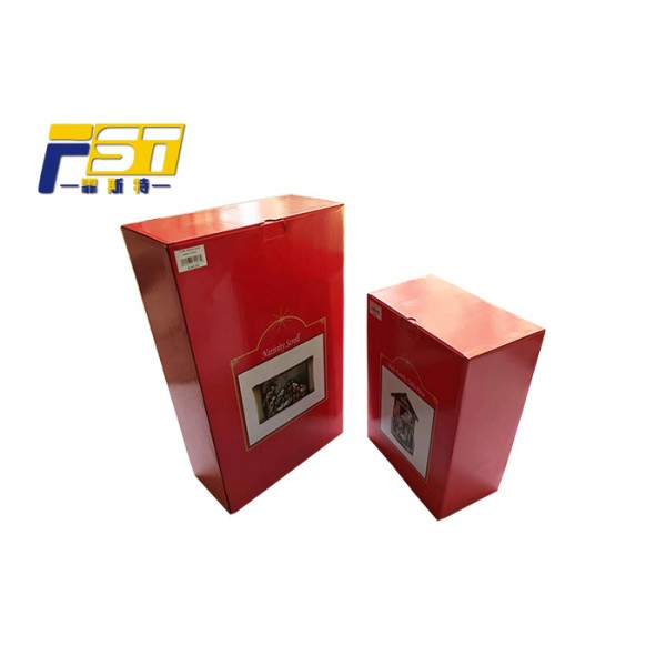 Quality Offset Printing Colored Corrugated Boxes , Groceries Storage Colored Packing for sale