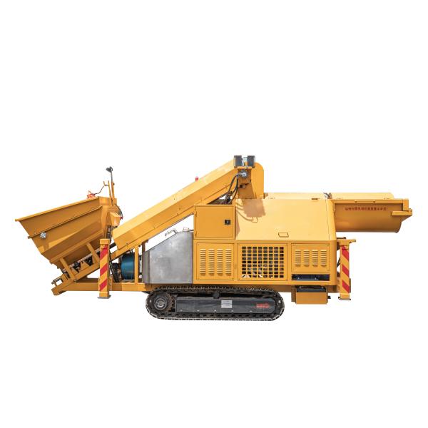 Quality Steel Track Chassis Underground Continuous Concrete Mixer Heavy Duty for sale