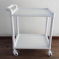 Quality Medical Plastic Utility Cart Disassemble Assemble Design Portable Supply Trolley for sale