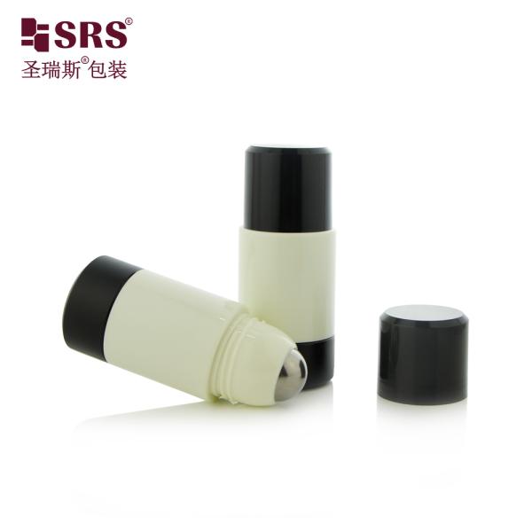 Quality RPPE 50ML Injection Color Customization Replaceable Roll On Deodorant Gel Bottle for sale
