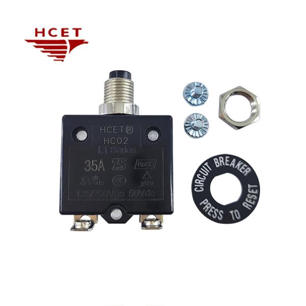 Quality Overload Bimetallic Thermostat Protector Manual Reset Overvoltage Protection for sale