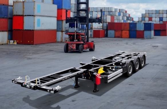Quality High Quality Heavy Load Capacity Trailer Skeleton Parts Container Transportation for sale