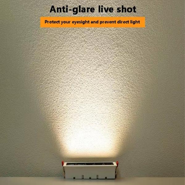 Quality 10w Indoor Linear Cob Light , AC12V 3000K Recessed Double Spotlight for sale