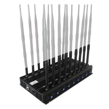 Quality 18 Channel Desktop RF Signal Jammer Cell Phone Signal Blocker Scrambler Isolator for sale