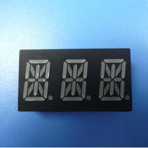 Quality Ultra Red 0.54 Inch Triple Digit 14 Segment Alphanumeric Led Display for sale
