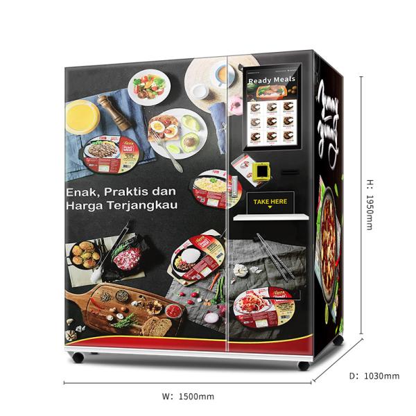 Quality 4000W Frozen Meal Vending Machine , All Steel Body SDK Food Vendor Equipment for sale