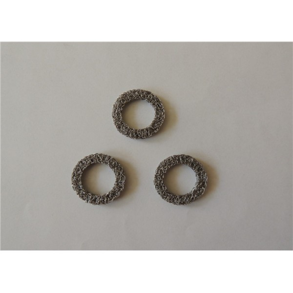 Quality 14mm Dia 0.3mm Wire Diameter Knitted Wire Mesh Washer with 98% Filtration Rate for Pressure Washer Replacement for sale