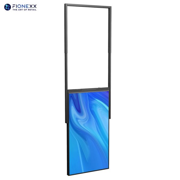 Quality Freestanding Double Sided Facing Window Display with Narrow Bezel and Available 43