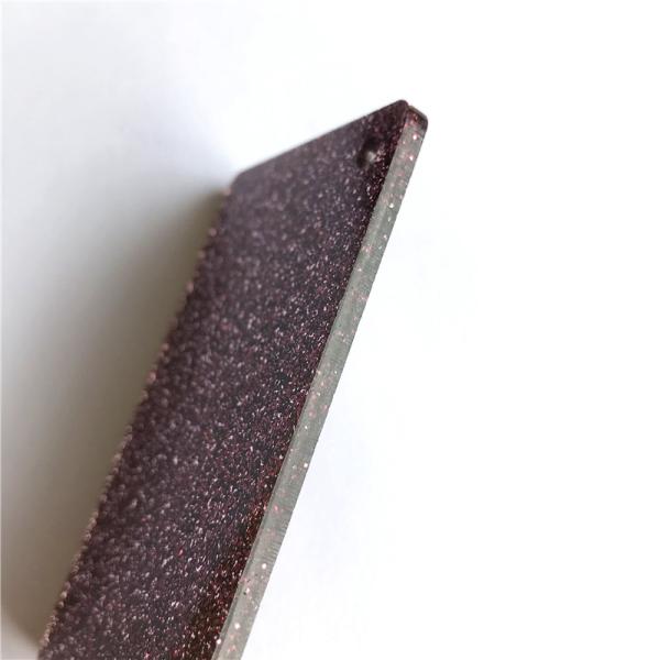 Quality 3-15mm Thick Glitter Acrylic Sheets 40x24 Inch Red Brown Plexiglass Plastic for sale