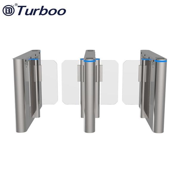 Quality Brushless Servo Motor Speed Gate Turnstile Access Control Swing Barrier Gate for sale
