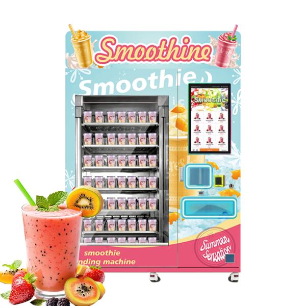 Quality Commercial Stainless Steel Smoothie Vending Machine with Compressor Cooling for sale