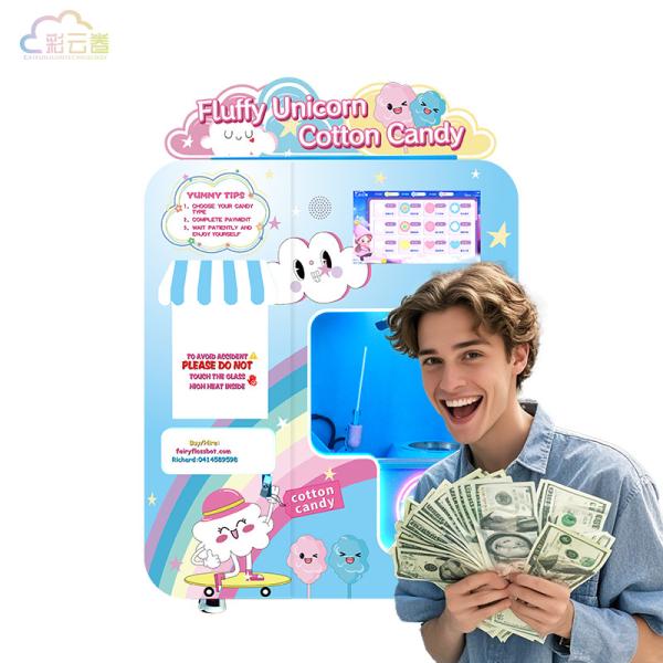 Quality CT580mini Cotton Candy Vending Machine Automated For Indoor / Outdoor for sale