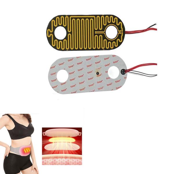Quality Multifunctional Polyimide Flex Heater For Warm Palace Belt Massager for sale
