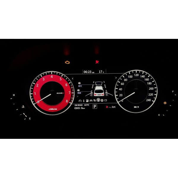 Quality 7Inch Backlight Vehicle Instrument Panel Cluster 1920x720 Screen for sale
