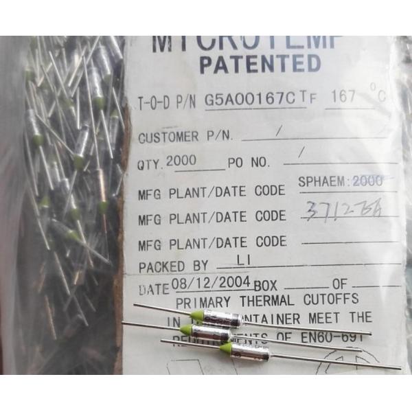 Quality G5A01 Thermal Link G5 Series Microtemp 20A 250V Cutoff Fuse for sale