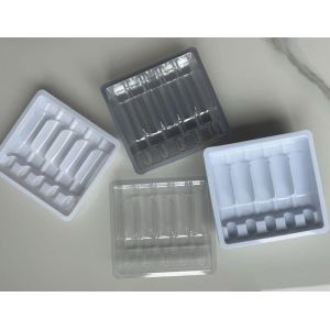 Quality Manufacturer custom ampoule bottle tray, medical packaging disposable blister for sale