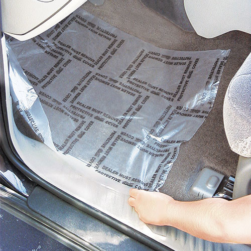 Quality HNHN Transparent LLDPE Auto Carpet Protection Film Removable for sale