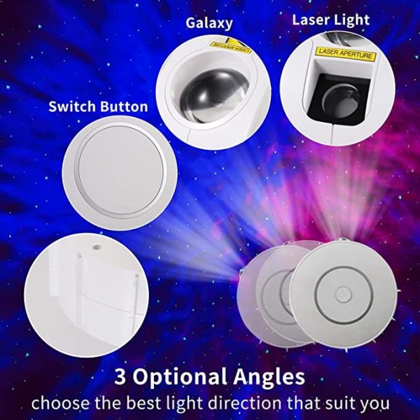 Quality 5W Wireless Smart Home Star Projector RGB Light Color With 16 Scenes for sale