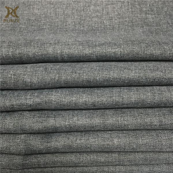 Quality Blanket Wearable Pure 160D Polyester Cationic Herringbone Brushed Fabric for sale