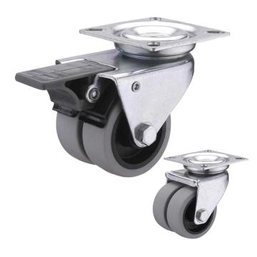 Quality 3inch TPR Rubber Casters for sale