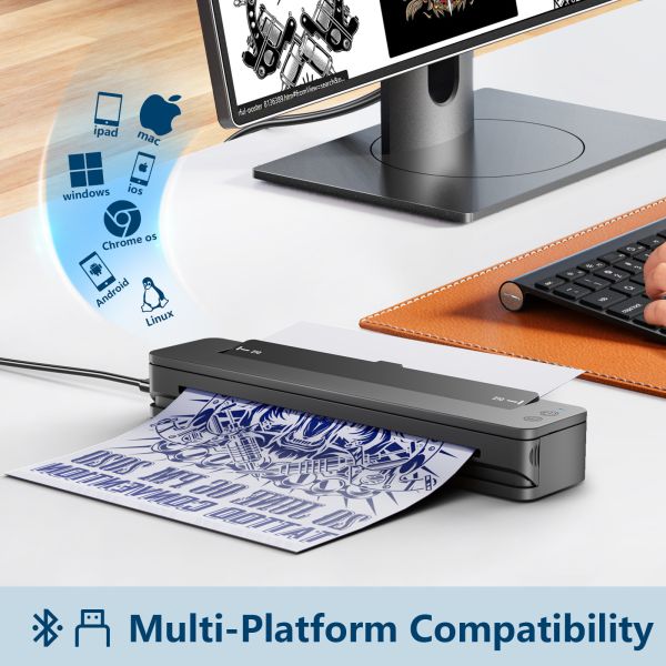 Quality CNC T106 P8011 Tattoo Stencil Machine P8008 Upgrading Best Tattoo Thermal Printer for sale