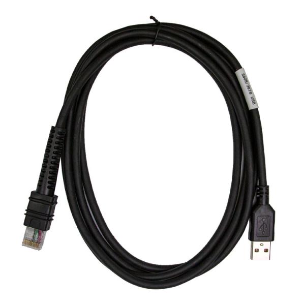 Quality Shielded USB Coiled Cable Shielded For Zebra Barcode Scanner for sale