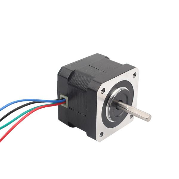 Quality 42mm High Efficiency NEMA 17 Stepper Motor , 1.8° Step Angle 1.33A for 3D for sale