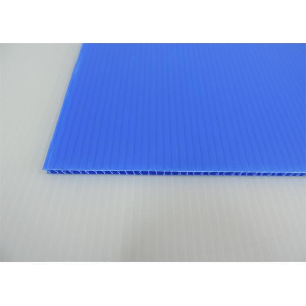 Quality Blue 4x8 Corrugated Plastic Sheets 500gsm Waterproof for sale