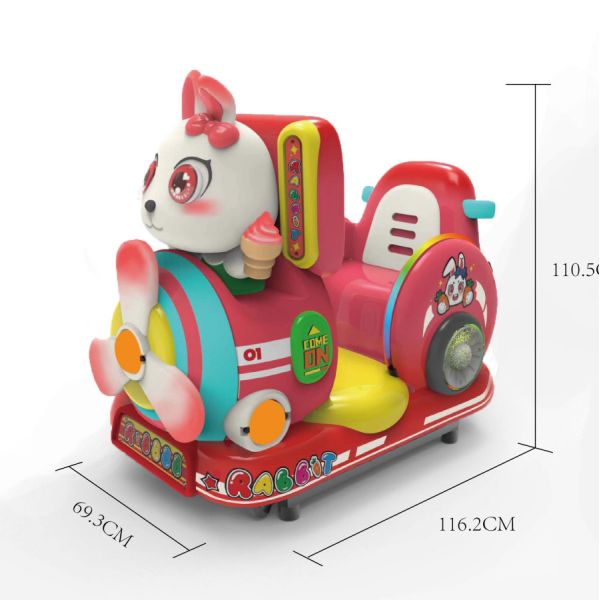 Quality Playfun Coin Operated Kiddie Rides Amusement game machine for sale