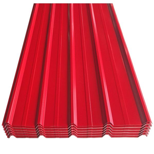 Quality Tolerance 1% PPGI Roof Sheet 275g Colour Coated Steel Roofing for sale