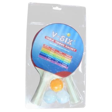 Standard Size Ping Pong Paddles , 3 Star Table Tennis Bats With ITTF Rubber