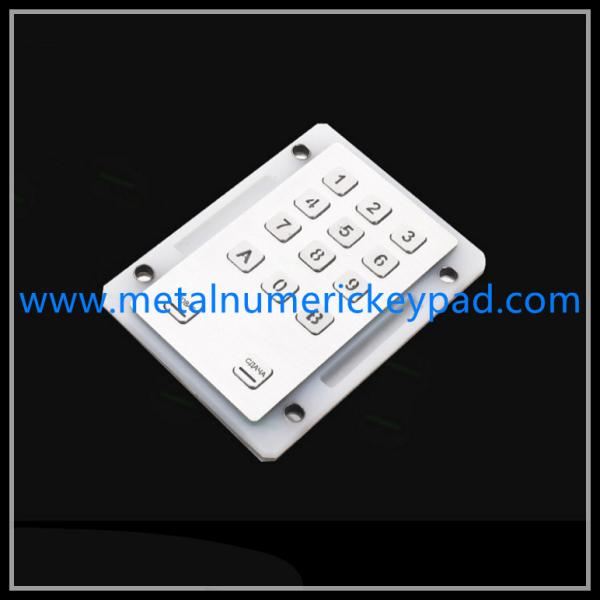 Quality 14 Key Metal Backlit SS 304 Waterproof Silicone Keyboard for sale