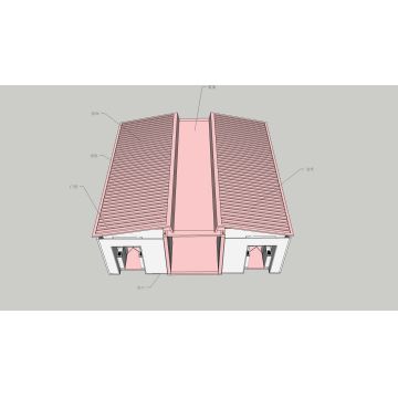 Quality 40ft Custom Single Side Expansion Twin Cabin Container House Green Building for sale