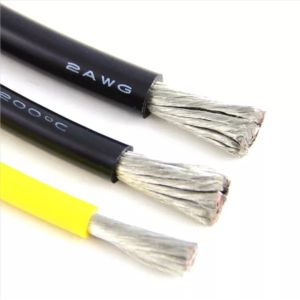 Quality ROHS 35mm2 Flexible Silicone Cable Tinned Copper 7000/0.08 2AWG for sale