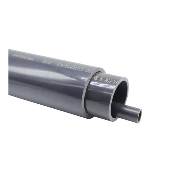 Quality 4" Rigid PVC Electrical PVC Conduit Pipe 10ft Length Sunlight Resistant Conforms for sale