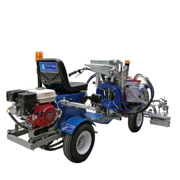 Quality Traffic Acrylic Pneumatic Road Marking Spray Paint Machine for sale