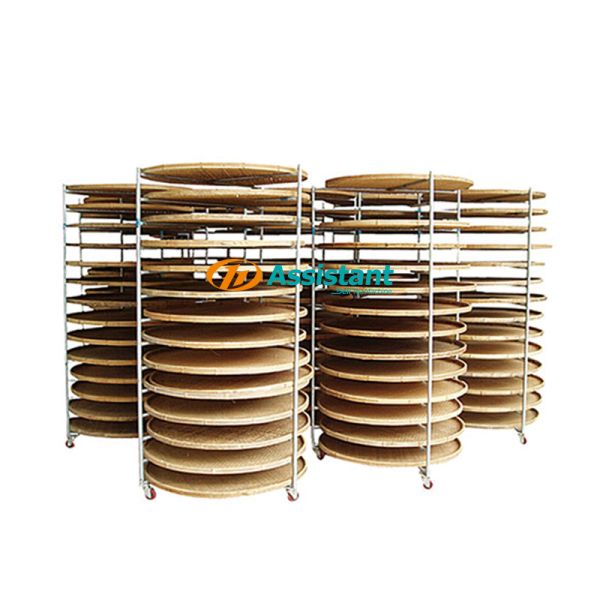 Quality Stainless Steel or Bamboo Tea Withering Plate Pallet DL-TQJ-20 for 50kg/tine Capacity for sale