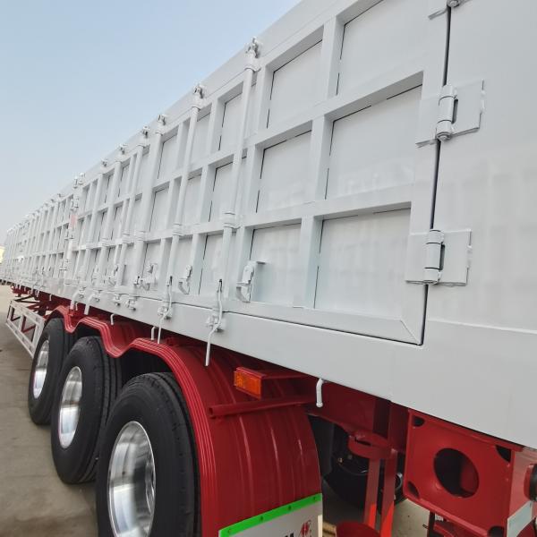 Quality Semi Trailer Cargo Transport Truck With Customized Side Wall Height for sale