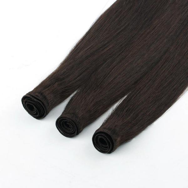 Quality Double Drawn Hand Tied Wefts Grade12A Russian Human Hair Handtied Weft Hair Extensions for sale
