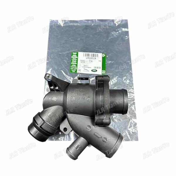 Quality 3.0 V6 5.0 V8 Petrol Engine Coolant Thermostat & Housing For LAND ROVER  LR032135 LR035124 for sale