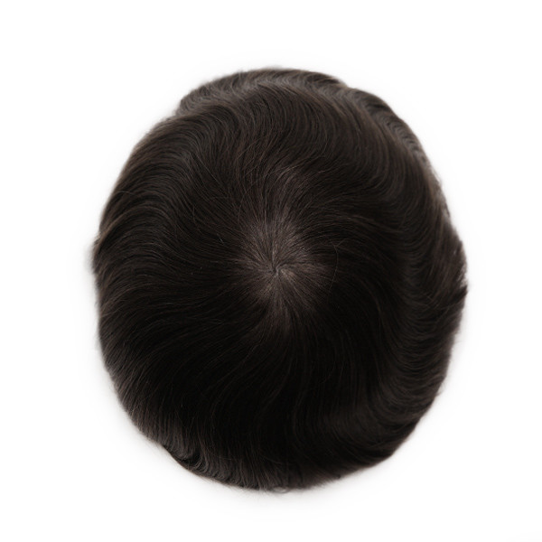 Quality Lace Base Human Hair Toupee Natural Hairline Lace Hair Replacement for sale