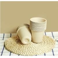 Quality Simple Style 8oz Biodegradable Bamboo Fiber Disposable Cup for Cold or Hot for sale