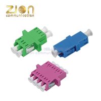 Quality Fiber Optic Adapter LC Adapter with Welding Symmetry Plastic/Hybrid Construction for sale