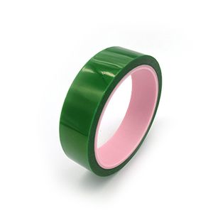 Quality E1-TH862G Masking Green Polyester Tape High Temperature Anti Static 2.4mil for sale