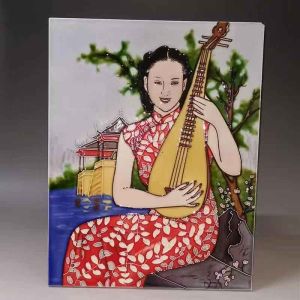 Quality Hand-Painted and Hand-Crafted Ceramic Art Tile Picture Pottery & Enamel Wall for sale