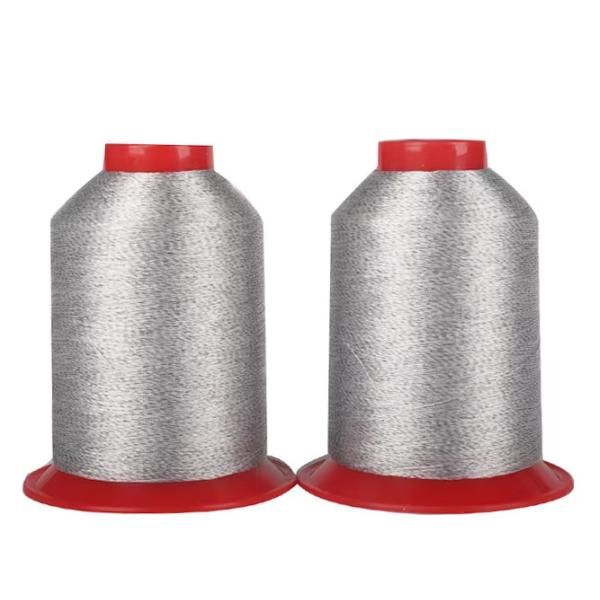 Quality 100D/3 Carbon Fiber Yarn Anti Static Thread Conductive Yarn For Sewing for sale