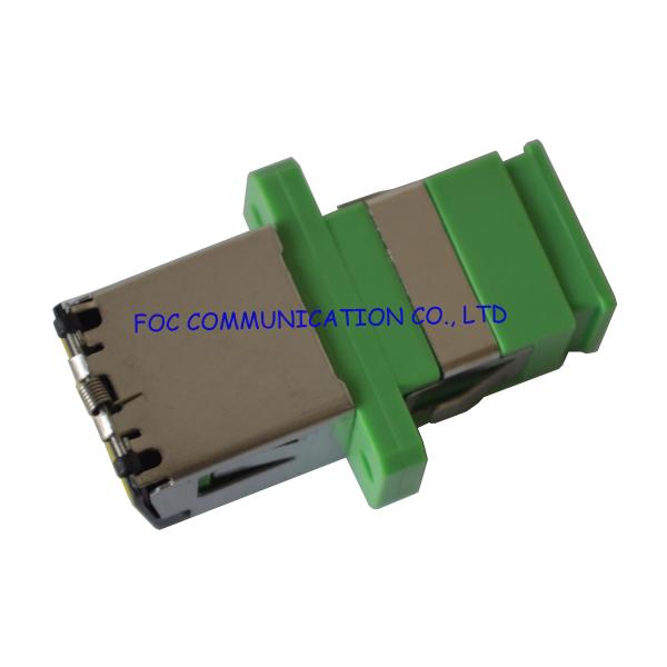 Quality Plastic FTTH networks Optical Fiber Adapter SC Shuttered Adapter for sale