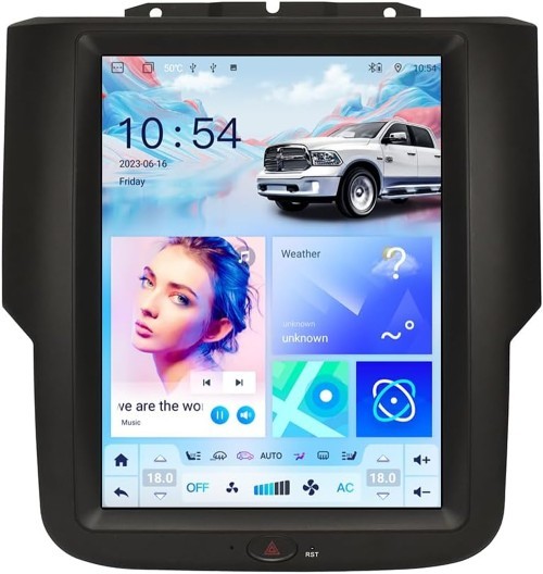 Quality VIKNAV Wireless Car 1500 for Dodge Ram Radio Upgrade 2014 2015 2016 2017 10.4 for sale