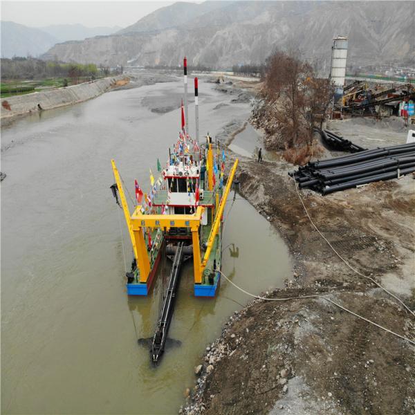 Quality Moving Trolley Optional Cutter Suction Dredger for Lake Sand Harvesting for sale